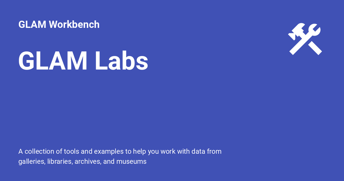 Glam Labs Glam Workbench